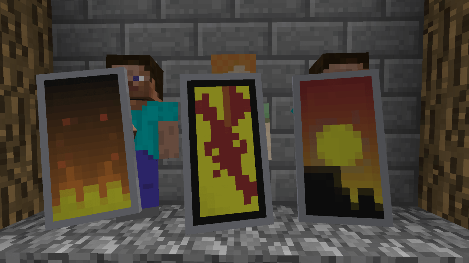 How to craft, obtain and use Minecraft banners to customize shields ...